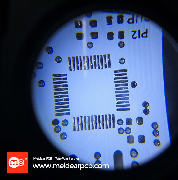 What is Solder mask bridge?